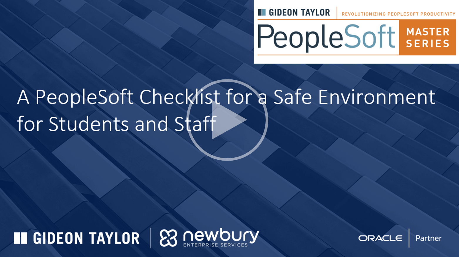 PeopleSoft Master Series Webinar: A PeopleSoft Checklist to Ensure a ...